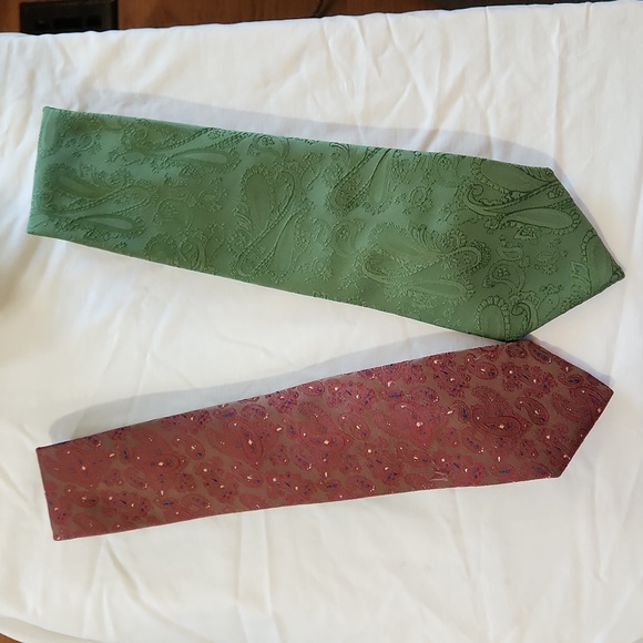 Accessories | Vintage Ties Brown Smith Logsdon And Green Golden Emblem ...